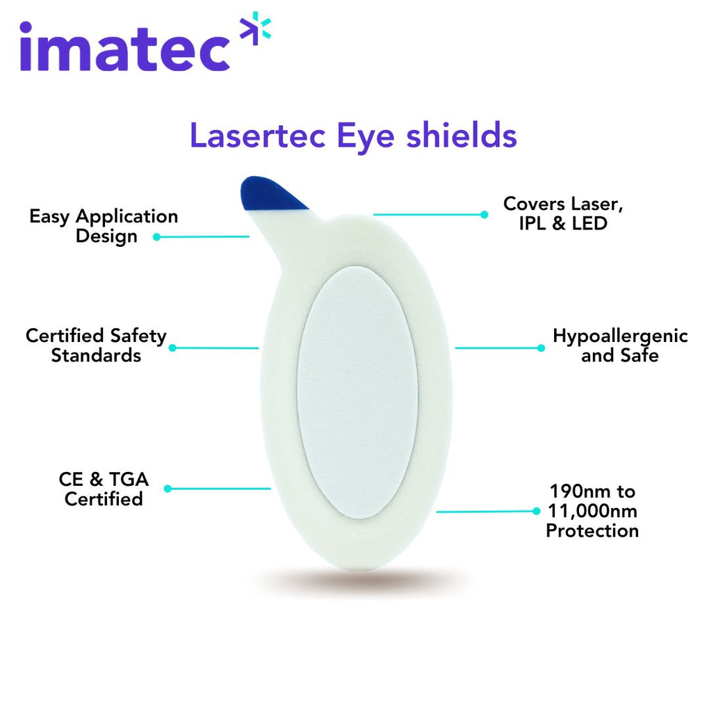 Lasertec Disposable Eye Shields (Laser, LED & IPL) By Imatec Medical ...