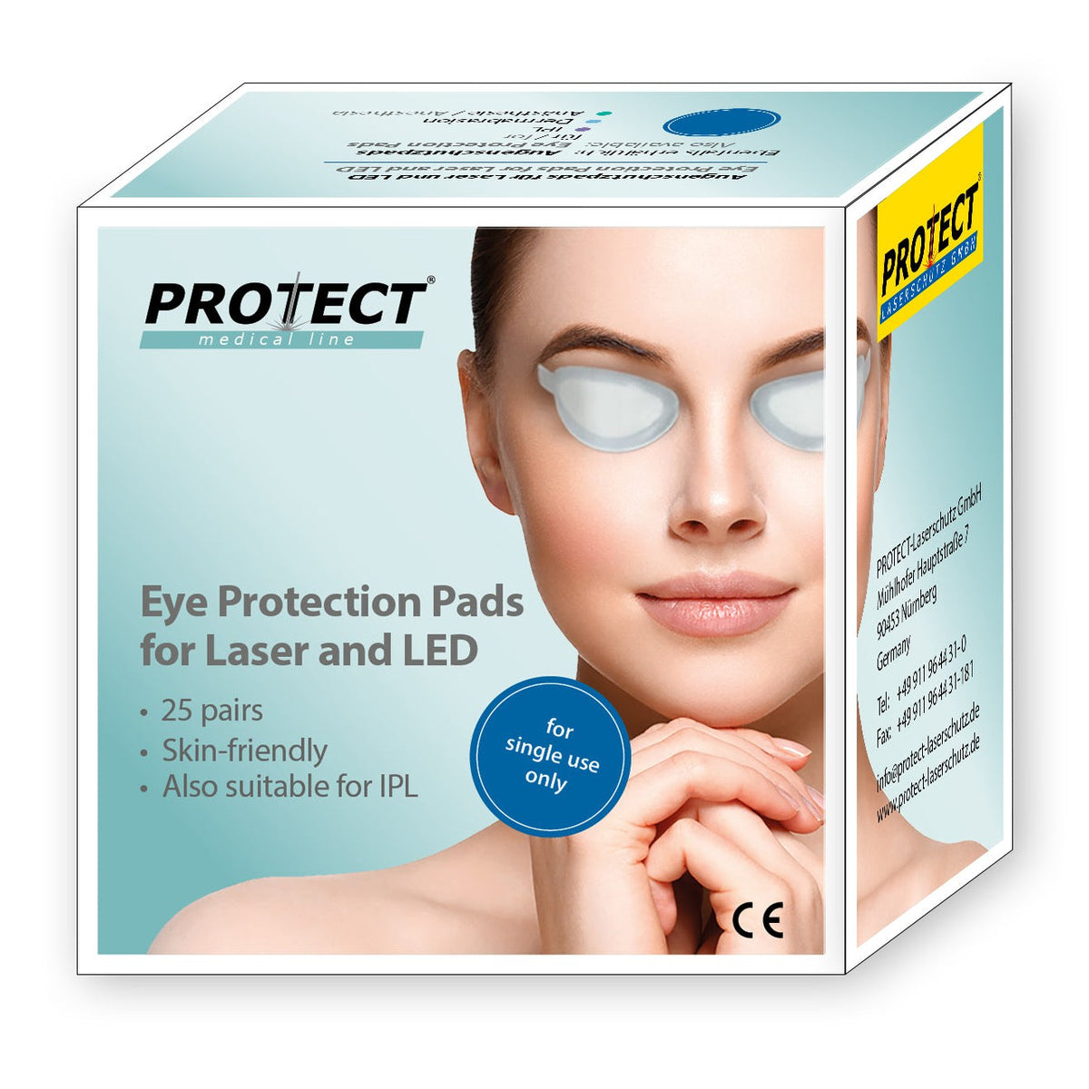 Protect Laserschutz Laser Protective Eyeshields - Box of 25 - Precise ...