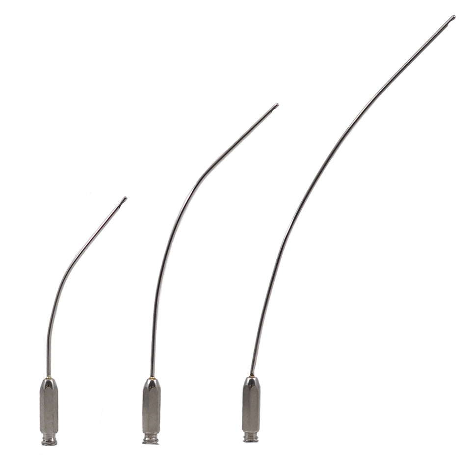 Shippert Curved Coleman Fat Injecting Cannulas – Precise Medical Supplies